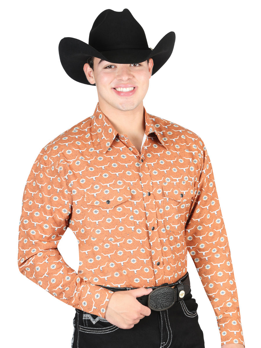 Orange Western Shirt