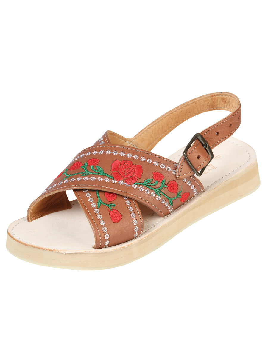 Mexican Artisanal Sandals Leather Tang Mod. 603927
